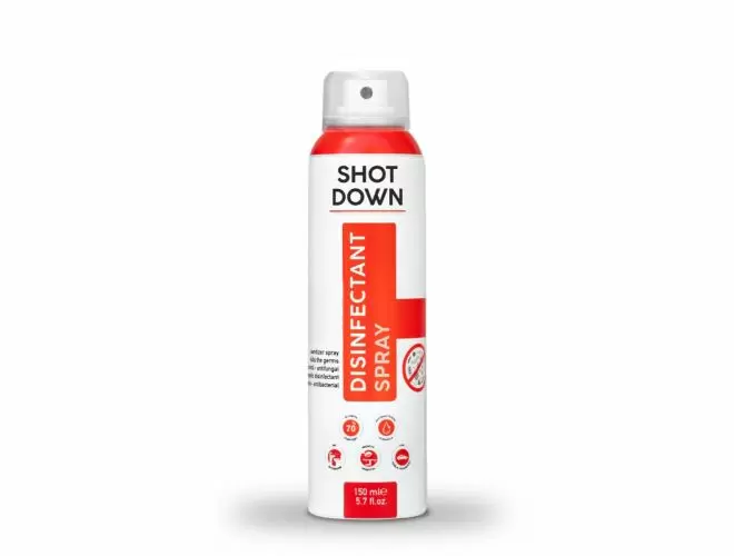 150ml Shot Down Antibacterial Alcohol Spray