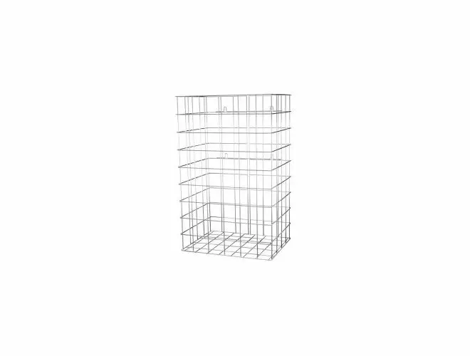 60 Litre Stainless Steel Wire Waste Bin | Qbic Washrooms
