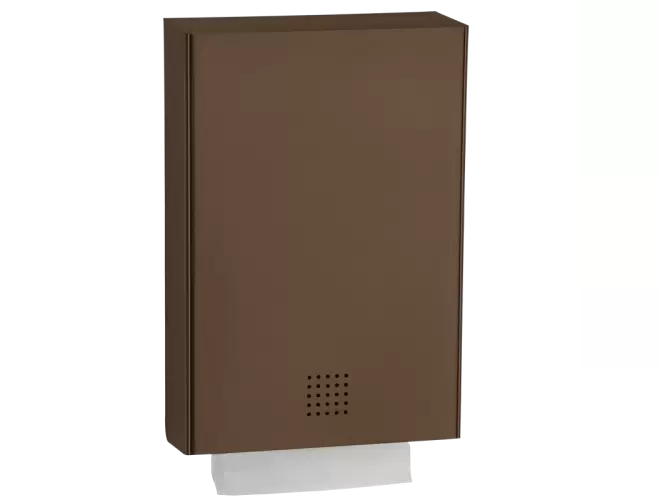 One Bronze Paper Towel Dispenser Large