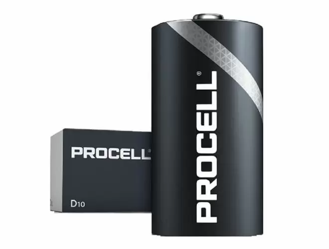 Procell D Batteries Box of 10