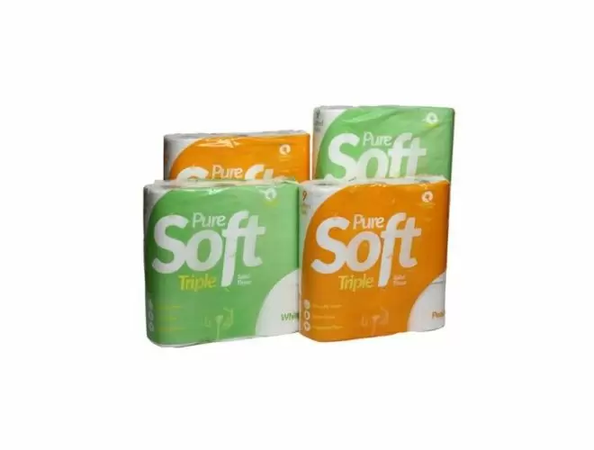 40x Pure Soft White Toilet Roll 3ply | Low Prices Online