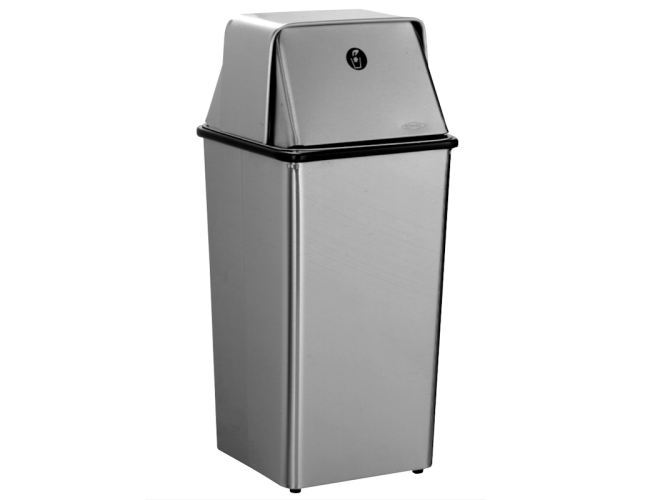 Bobrick Waste Bin with Lid 49L | Bobrick Washrooms