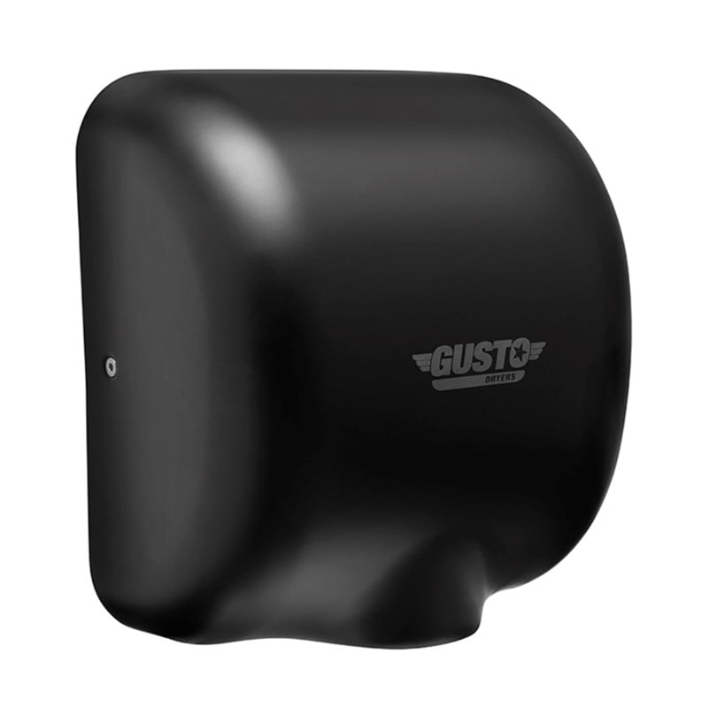 Gusto Compact Hand Dryer Matte Black | Toilet Hand Dryers