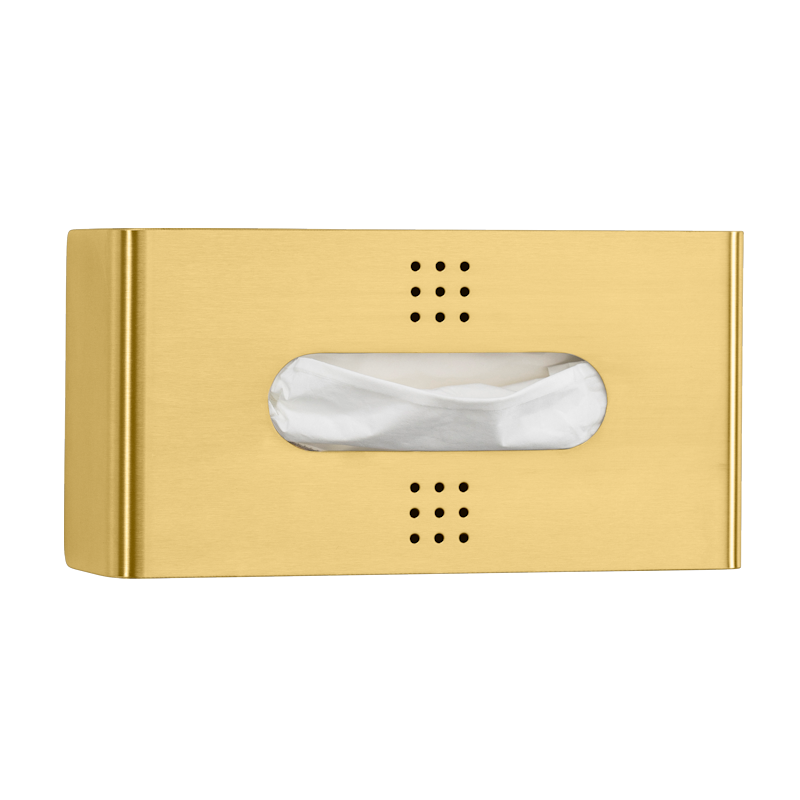 One Brass Tissue Dispenser