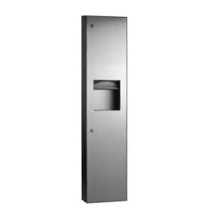 Bobrick TrimLine Combi Paper Towel & Waste Bin 14.4L Recessed